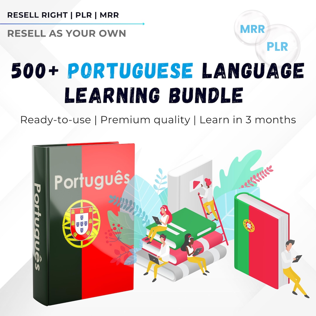 500+ Portuguese Language Learning Bundle | Brazilian & European ...