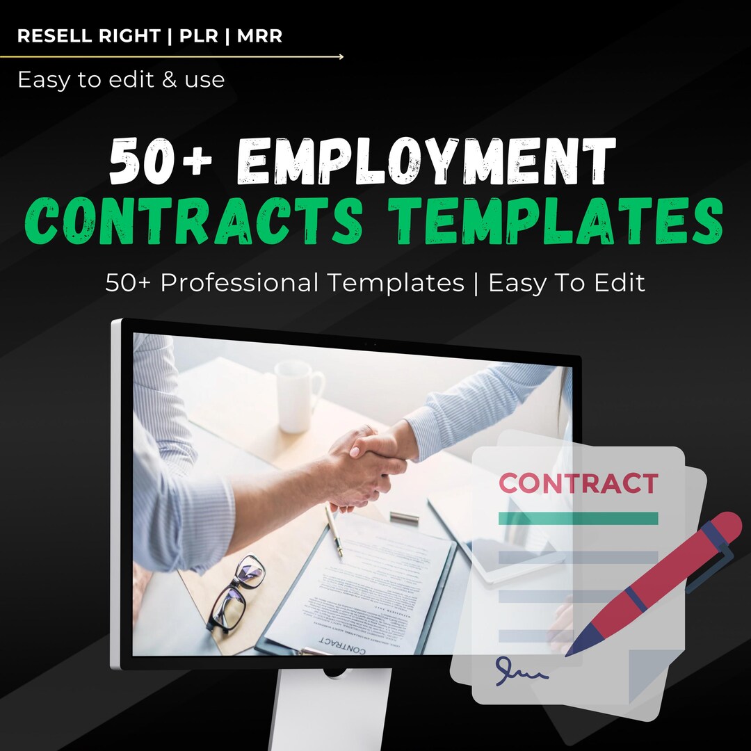 50+ Employment Contracts & HR Templates | Job Agreements, Ndas ...