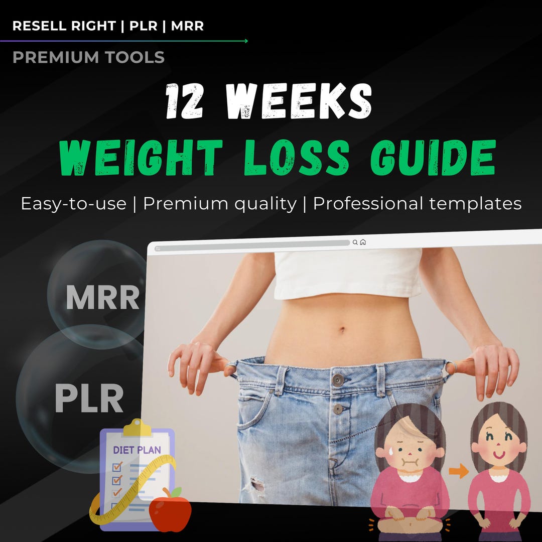 12-week Weight Loss Guide | Editable PDF Program | Nutrition, Fitness ...