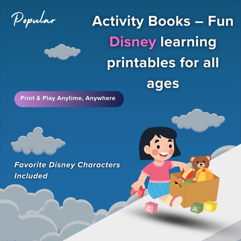 200+ Disney Games & Activities for Kids | Printable Coloring, Games ...