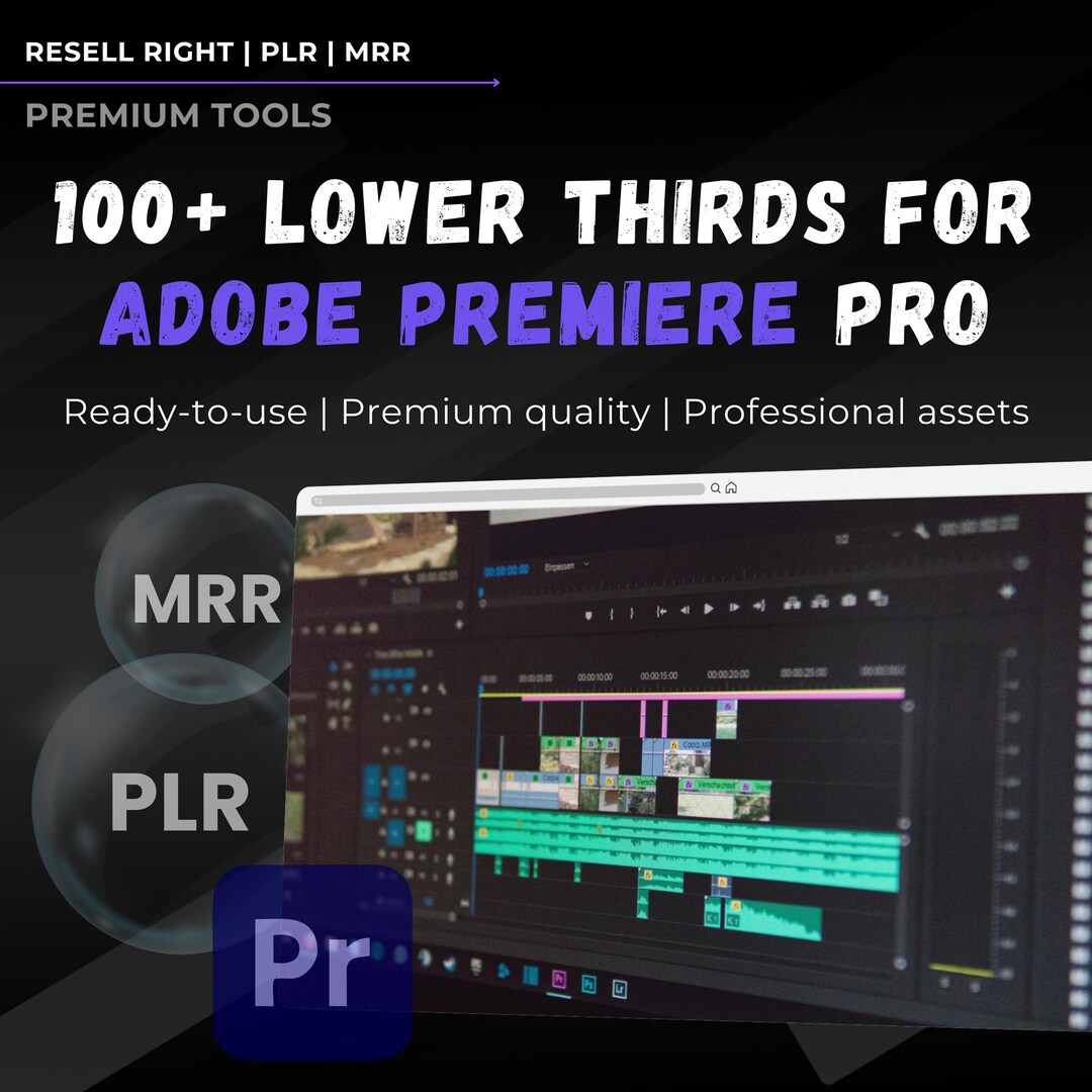100+ Lower Thirds for Adobe Premiere Pro | Animated Titles, Name Tags ...