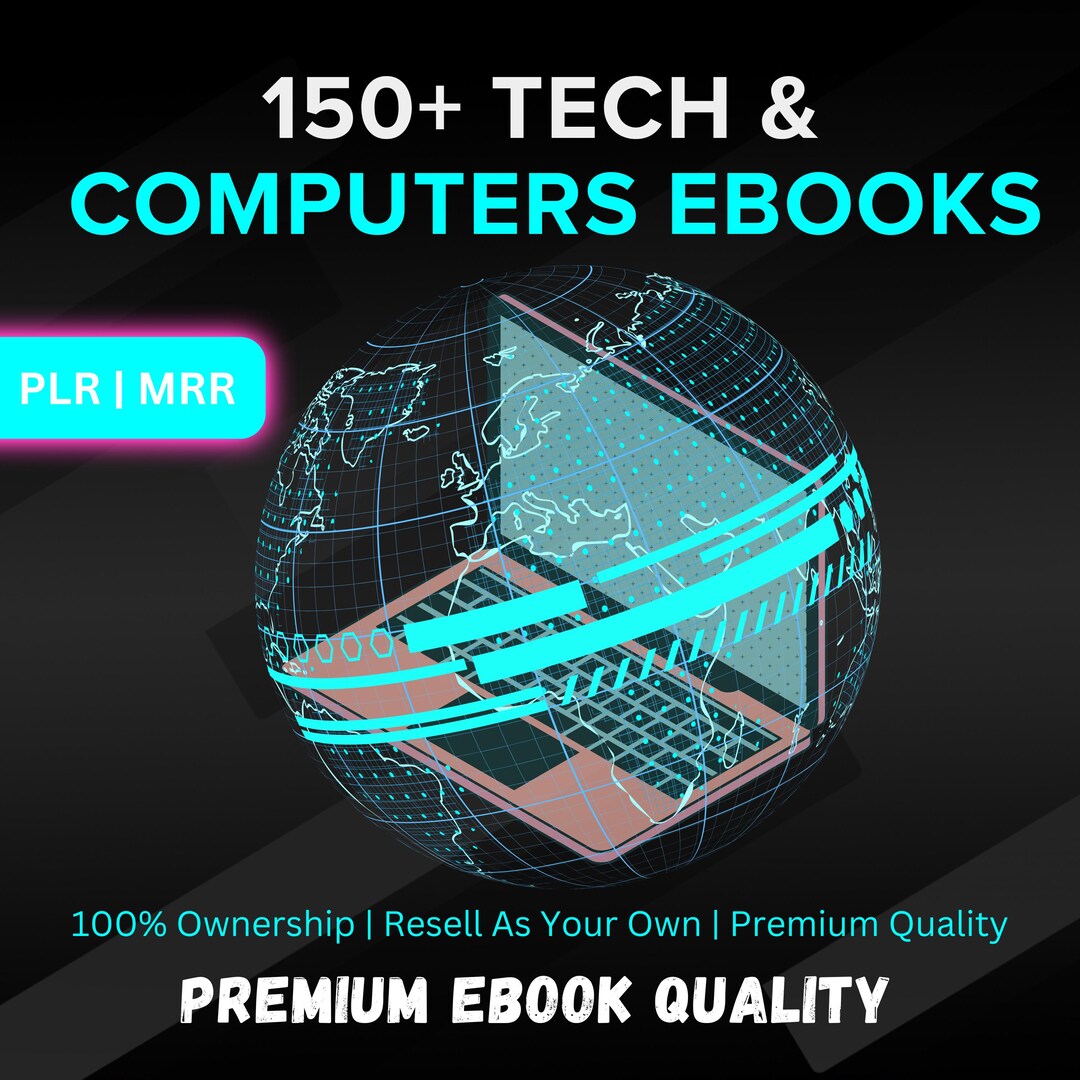100+ Tech & Computer Ebooks Bundle | PLR + MRR Included | Coding, AI ...
