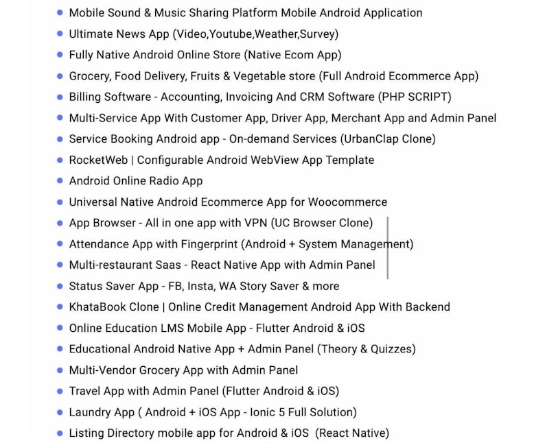 650 Mobile App Templates & Applications Bundle Android, Ios PLR / MRR ...