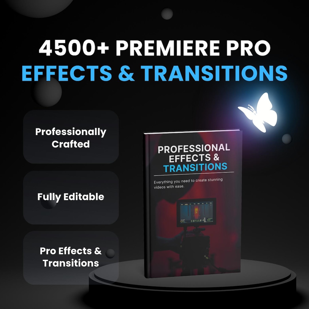 4500+ Premiere Pro Effects & Transitions | MRR | Resell and Rebrand ...