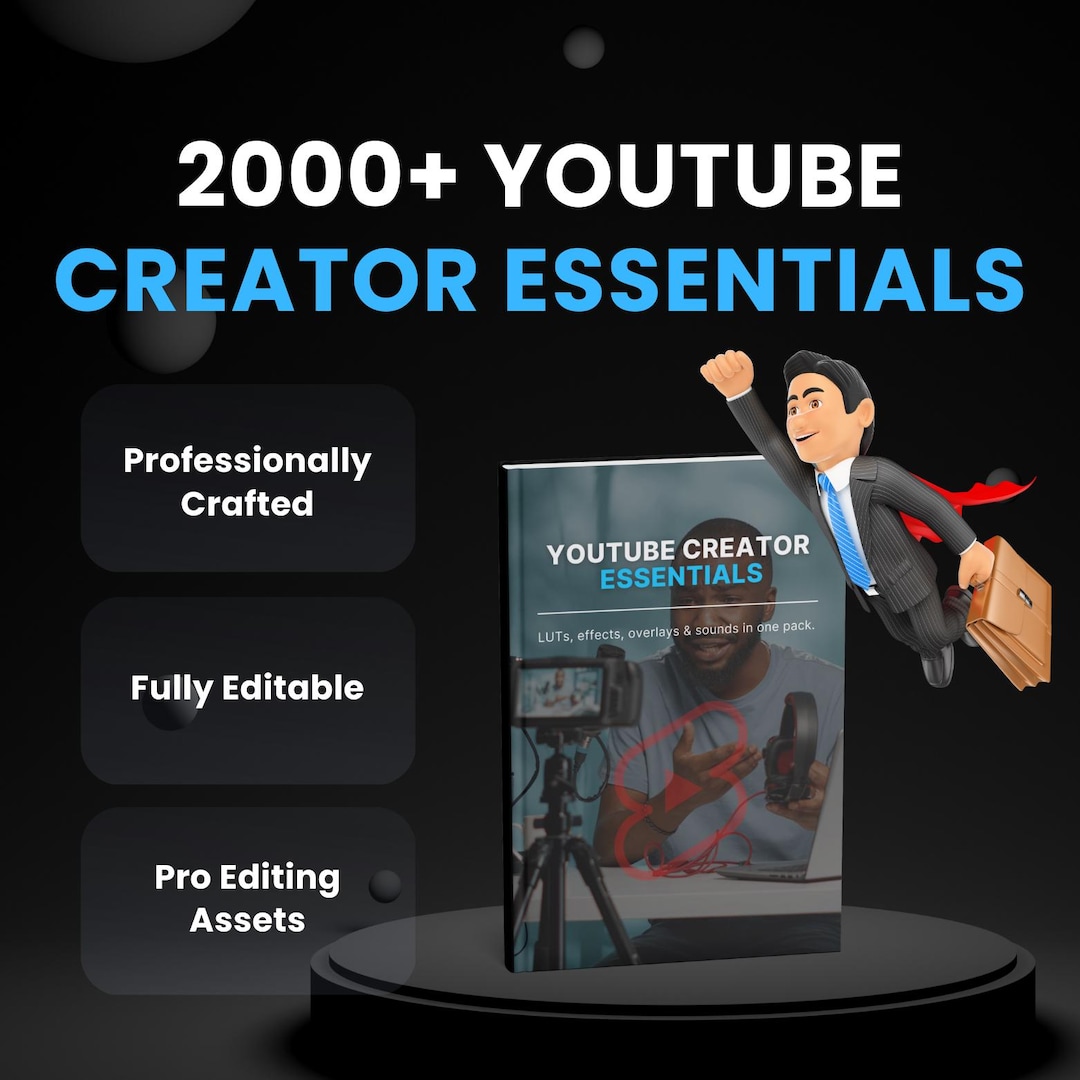 The Ultimate Youtube Creator Essentials Pack – 2000+ Must-have Video ...