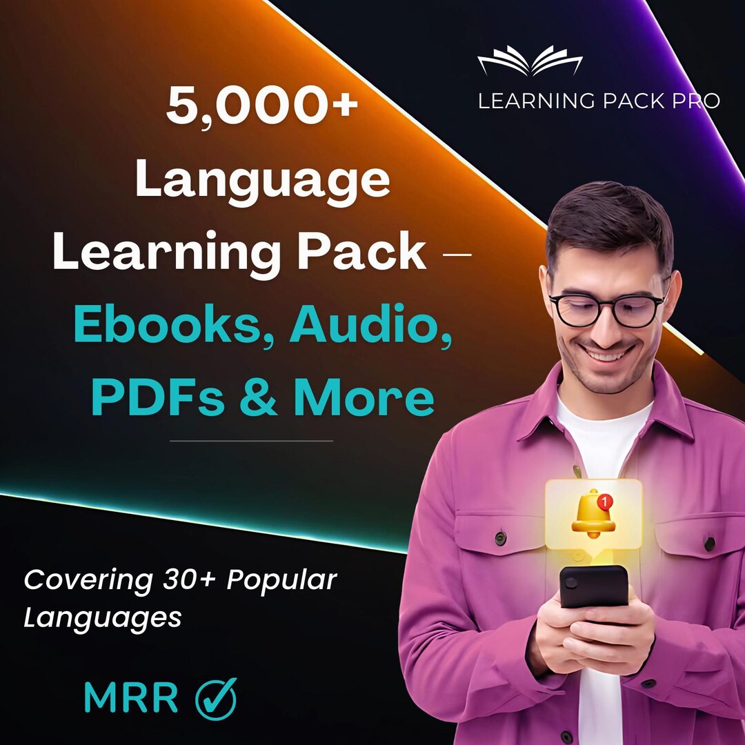 5,000+ Language Learning Pack – Ebooks, Audio, Pdfs & More | MRR ...