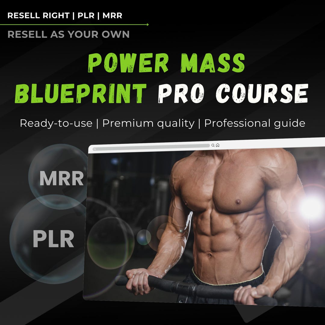 Buy Power Mass Blueprint – Video Course | Muscle Growth, Strength ...