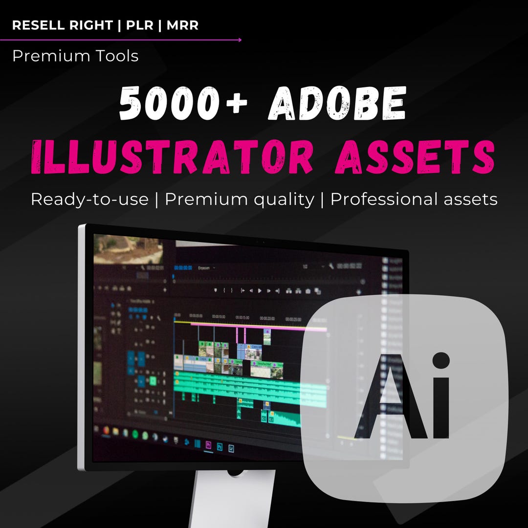 5,000+ Adobe Illustrator Assets Bundle | Icons, Vectors, Badges ...