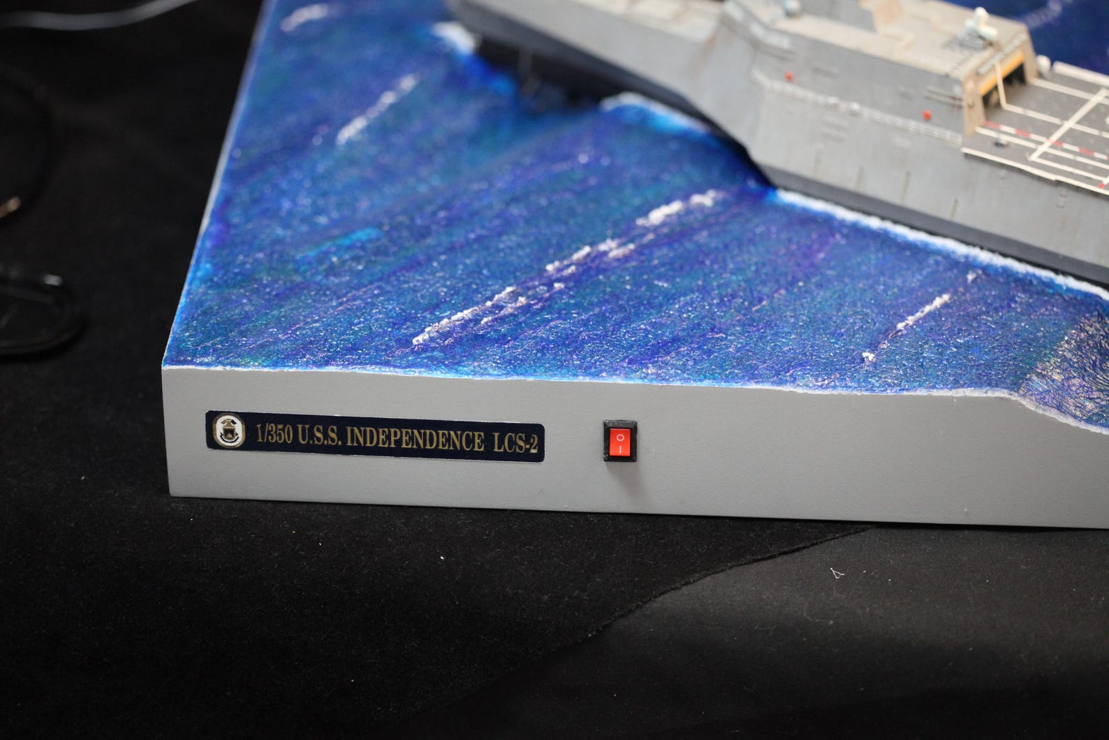 US Naval Warship Scale Model Replica - Customized Lighted USS ...