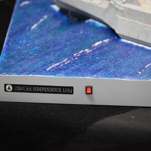 US Naval Warship Scale Model Replica - Customized Lighted USS ...