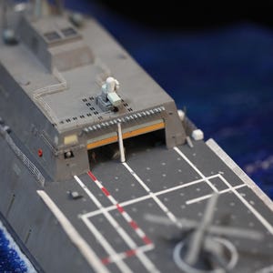 US Naval Warship Scale Model Replica - Customized Lighted USS ...