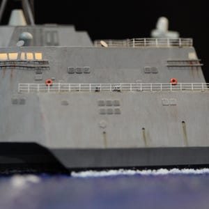 US Naval Warship Scale Model Replica - Customized Lighted USS ...