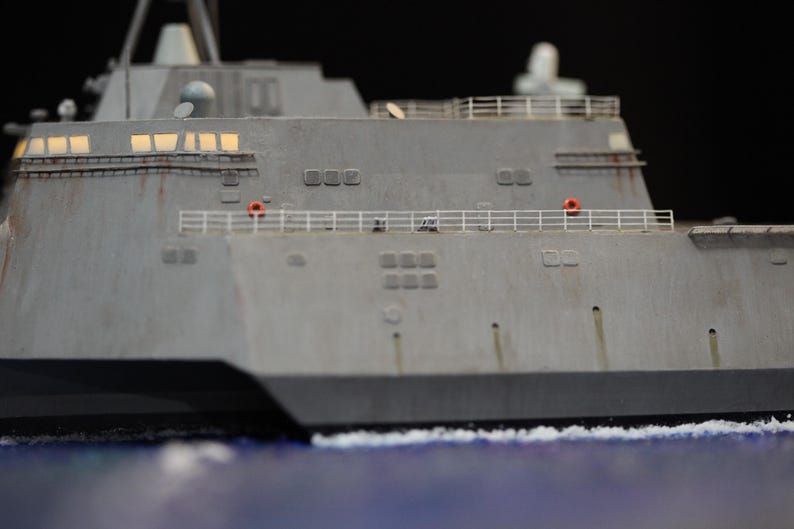 US Naval Warship Scale Model Replica - Customized Lighted USS ...