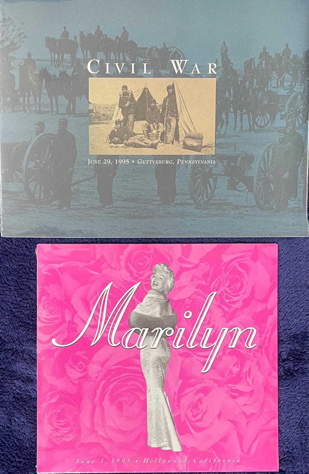 Marilyn Monroe and Civil War First Day Ceremony Programs, Pamphlets and ...
