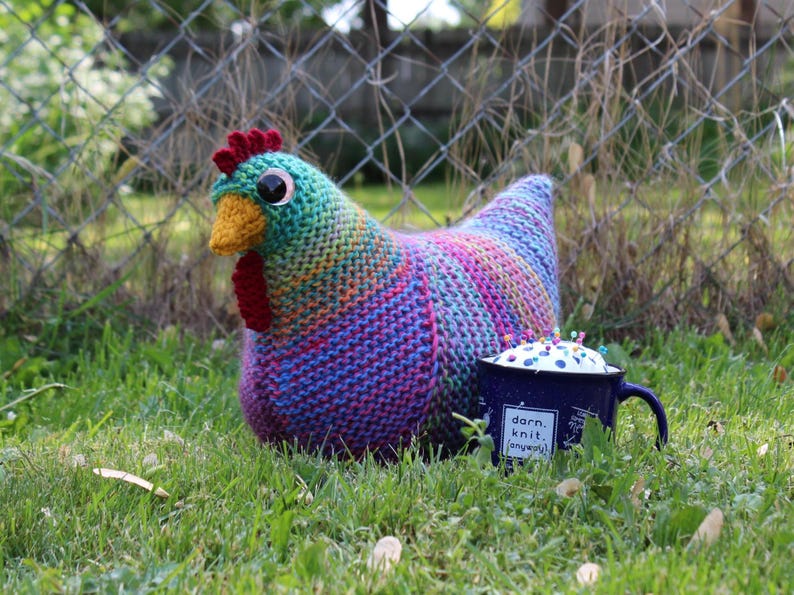 Knit Support Chicken - Etsy