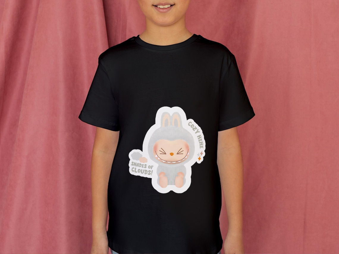 Cute Labubu Words With Names Stickers PNG, Funny Monster Friends Png ...