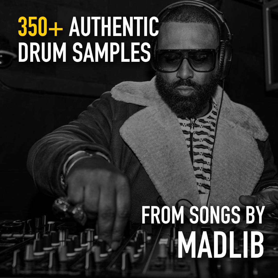 MADLIB Drum Kit | Over 350+ REAL SOUNDS From Beats by Madlib | Perfect ...