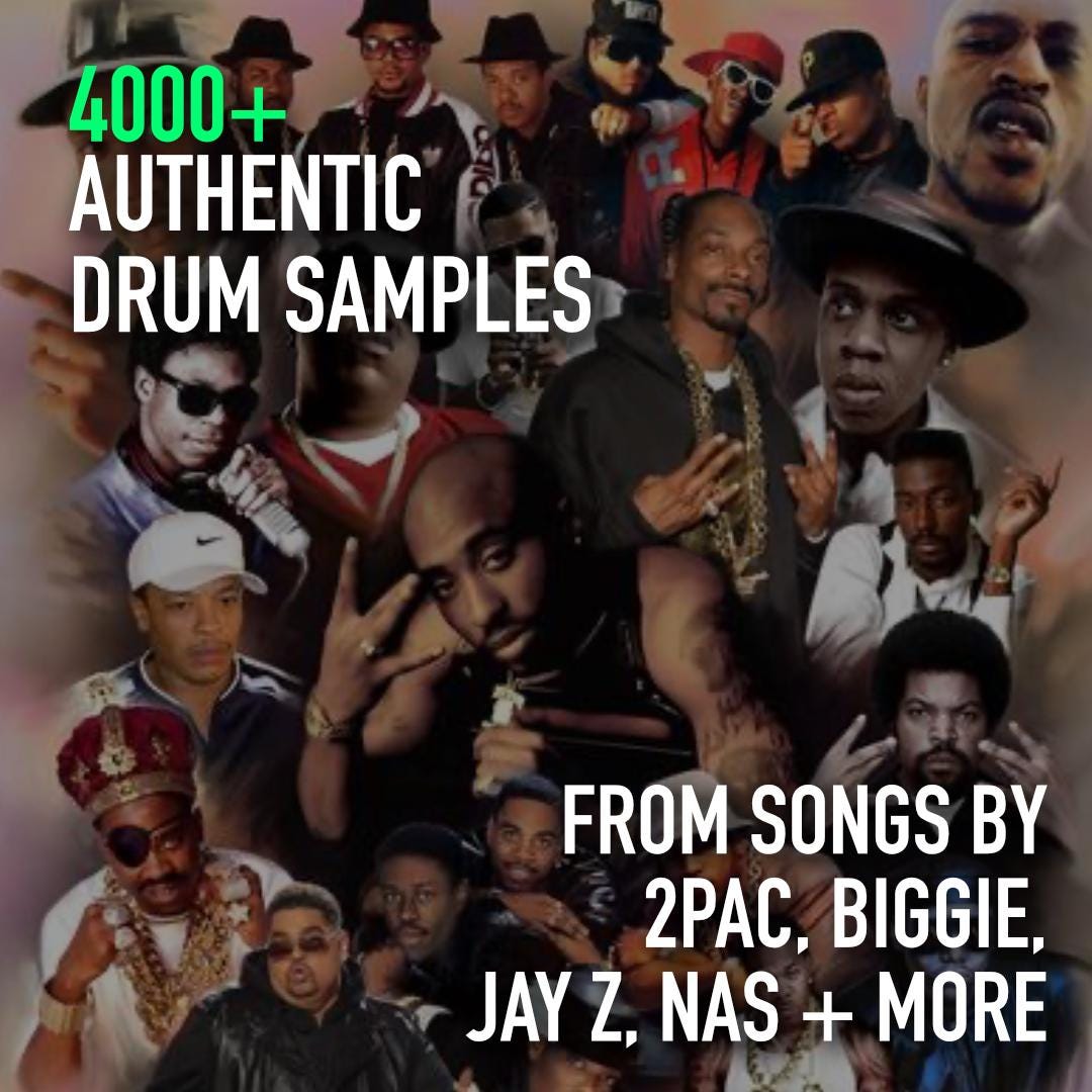OLD SCHOOL Boom Bap Drum Kit Bundle | 4000+ REAL Sounds From Songs by ...