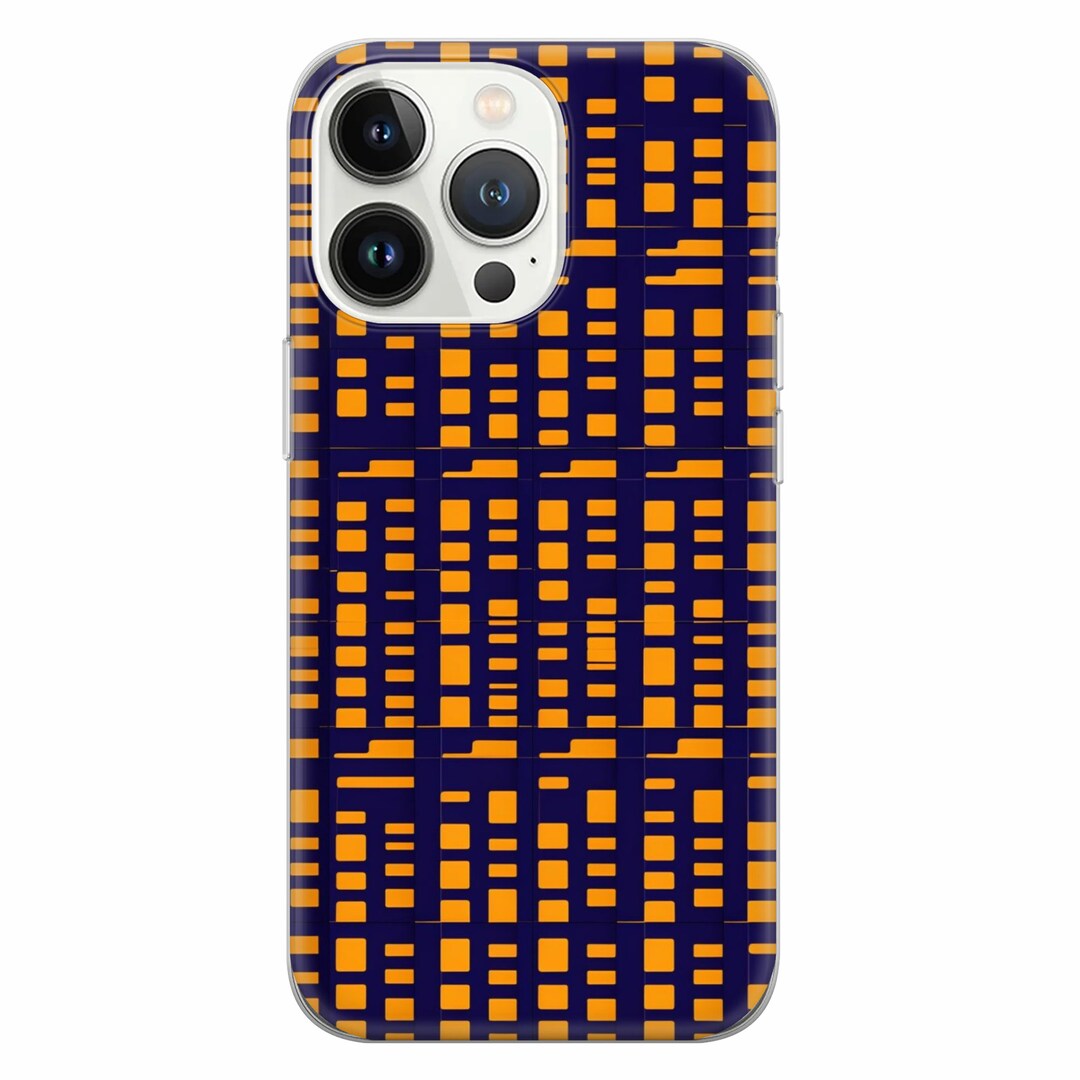 Chess Board Phone Case Modern Pattern Cover for iPhone 16 Pro Max, 15 ...