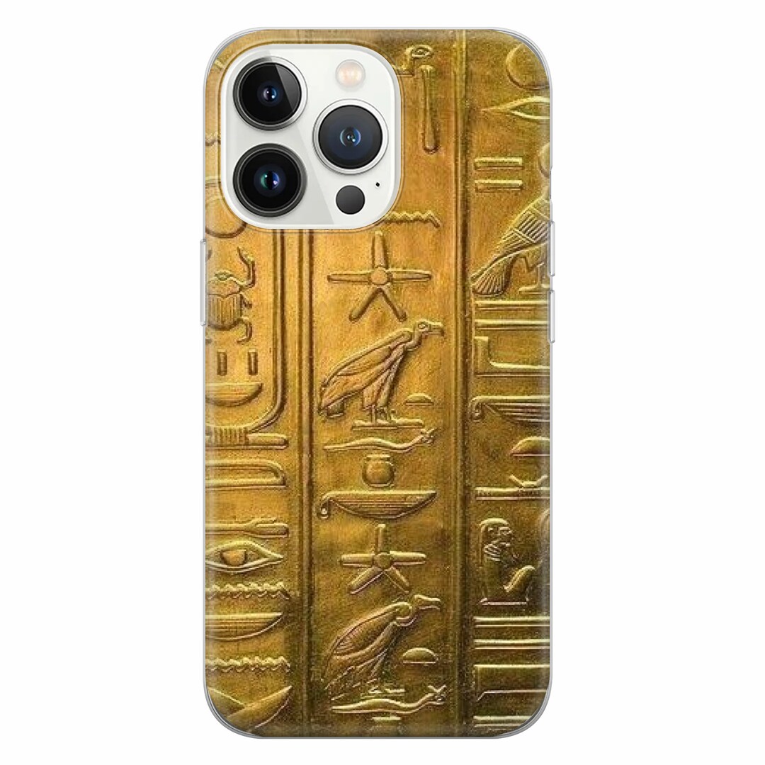 Ancient Symbols Phone Case Egyptian Cover for iPhone 16 Pro Max, 15 ...