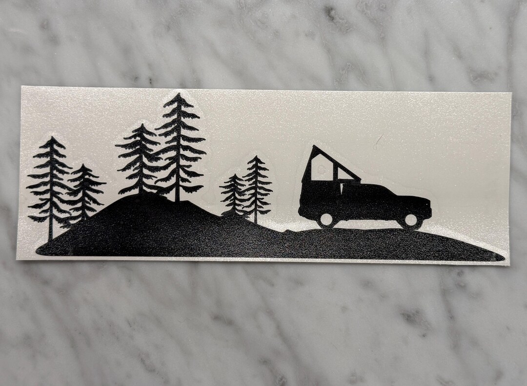 Truck Overlanding Decal - Car Emblem Sticker, Vinyl Logo Sticker, Truck ...