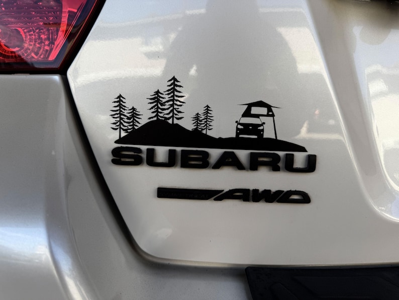 Subaru Overlanding Decal - Car Emblem Sticker, Vinyl Logo Sticker ...