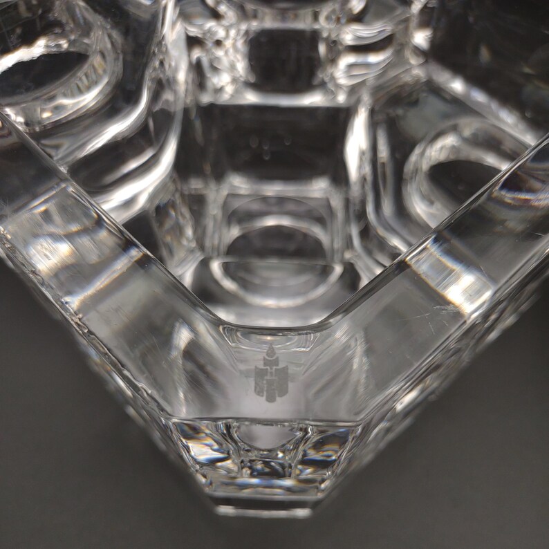 Vintage German Partylite Five-tier Castle Lead Crystal Glass Tealight ...