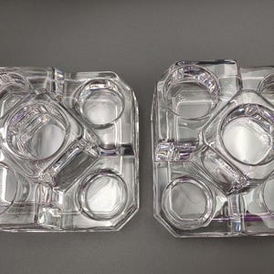 Vintage German Partylite Five-tier Castle Lead Crystal Glass Tealight ...