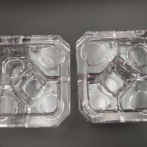 Vintage German Partylite Five-tier Castle Lead Crystal Glass Tealight ...