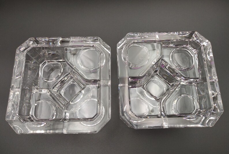 Vintage German Partylite Five-tier Castle Lead Crystal Glass Tealight ...
