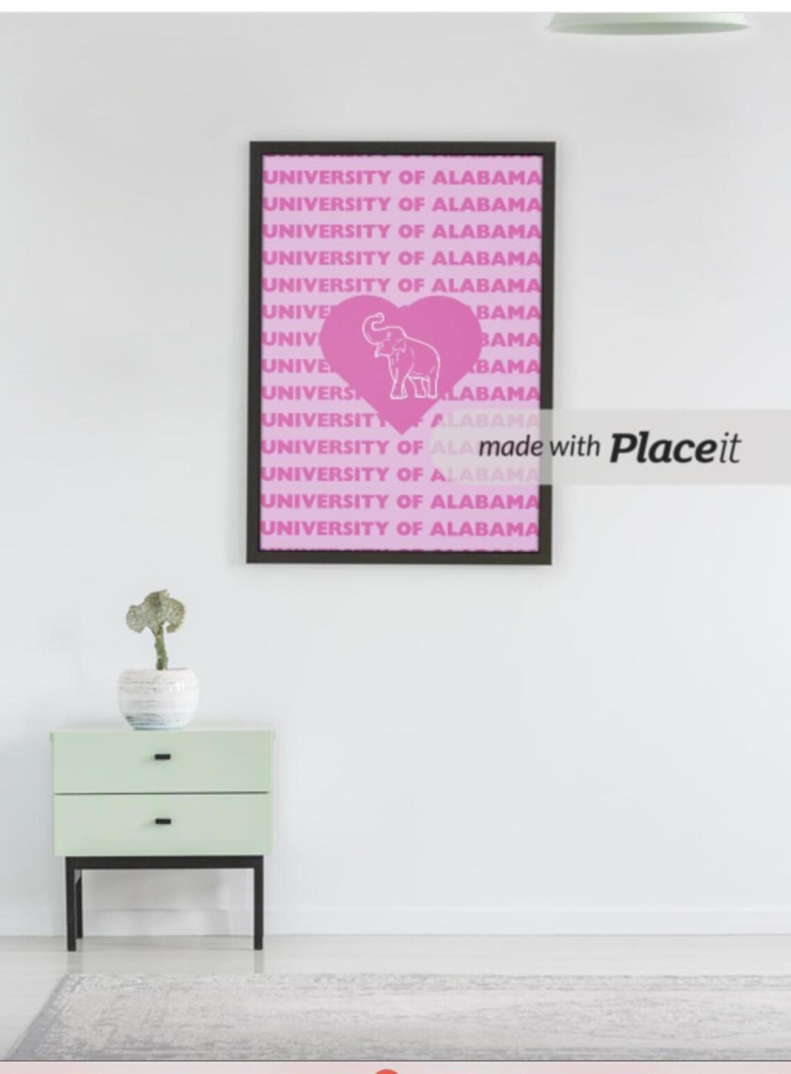 University of Alabama Print - Etsy