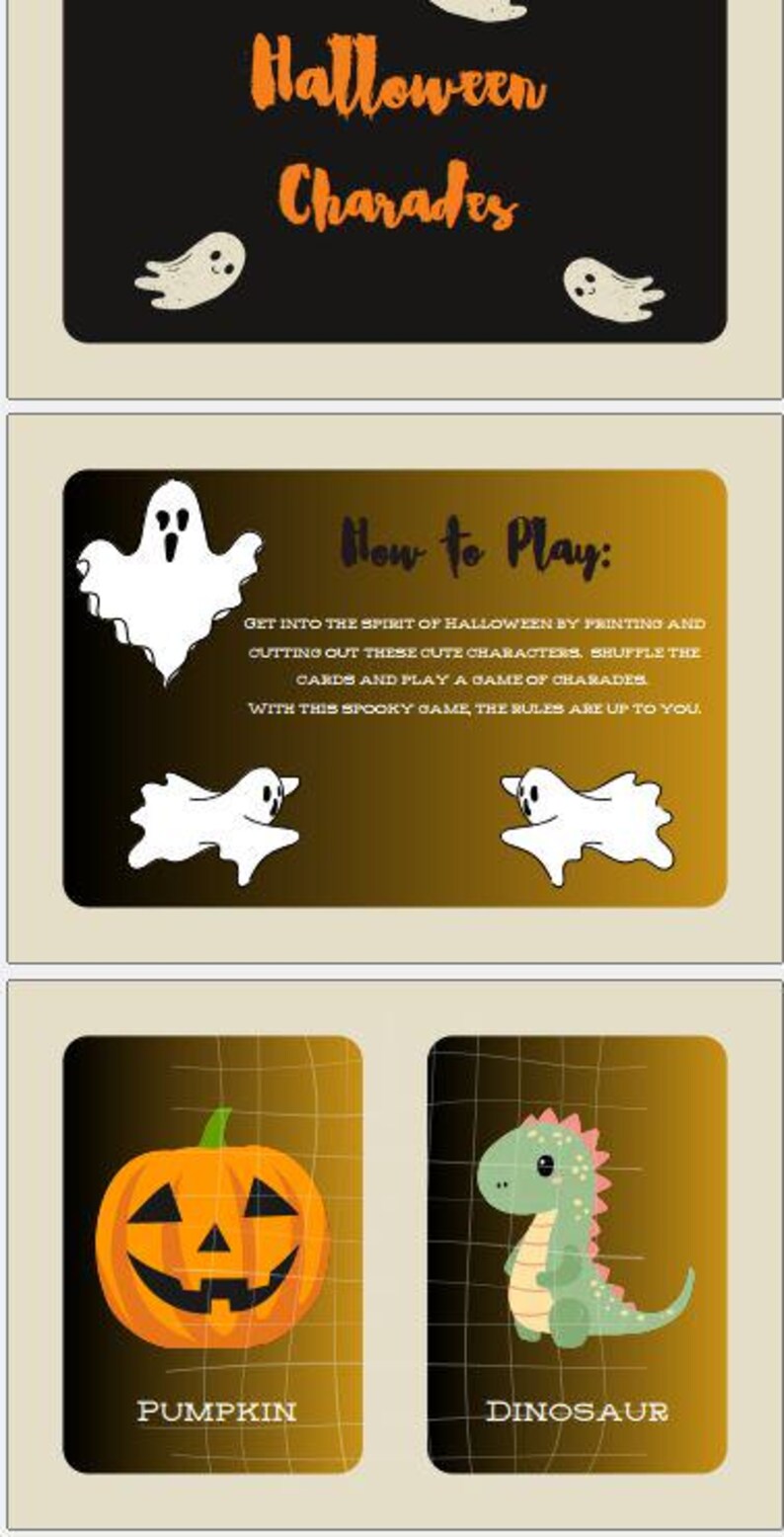 Halloween Party Printable Bundle. Includes: 3 Games, Costume Contest ...