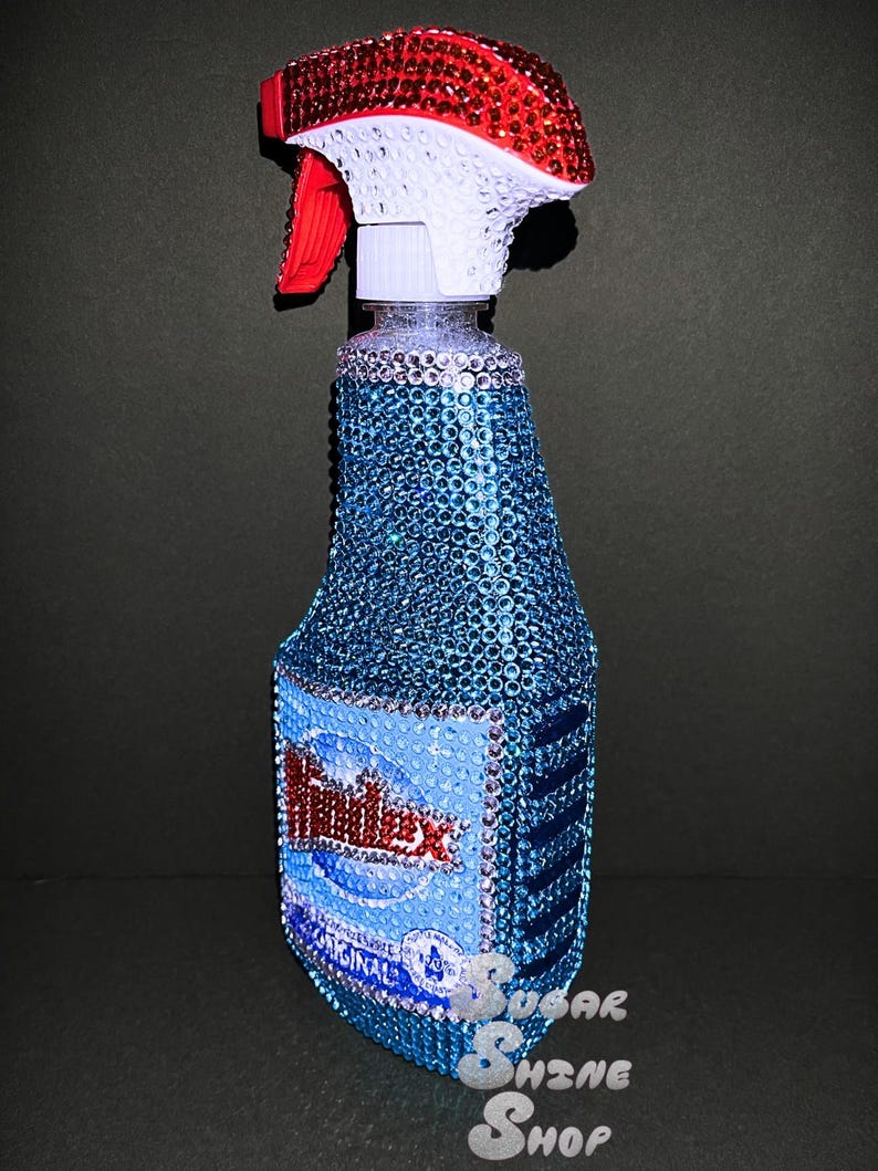 BLING * Bedazzled Crystalized Window Cleaner Full 23oz Refillable ...