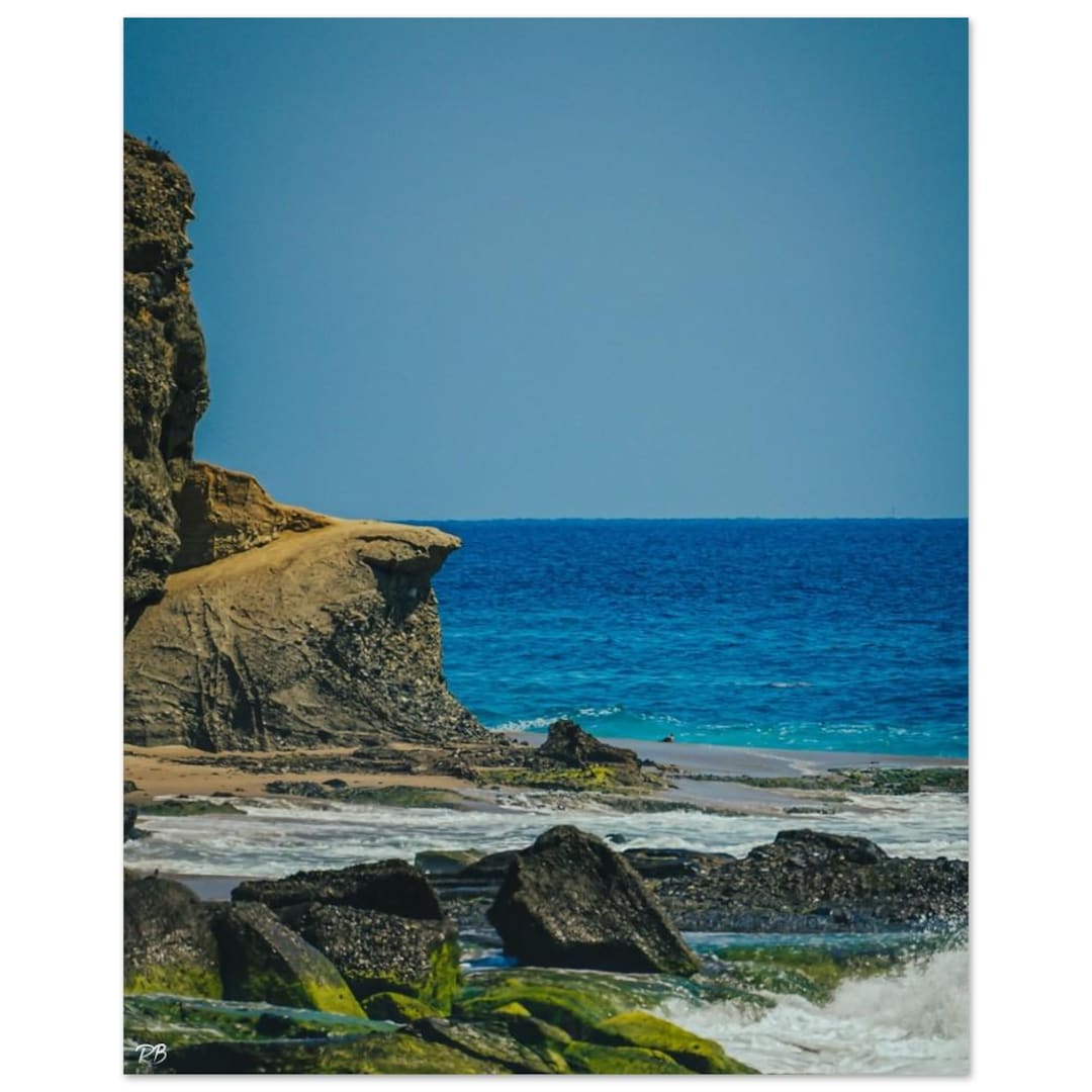 Pacific Cliffside poster - Etsy