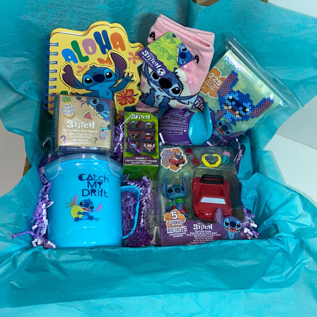 Stitch Girls Birthday Gift Box, Gift Box for Girls 6-10, Get Well ...