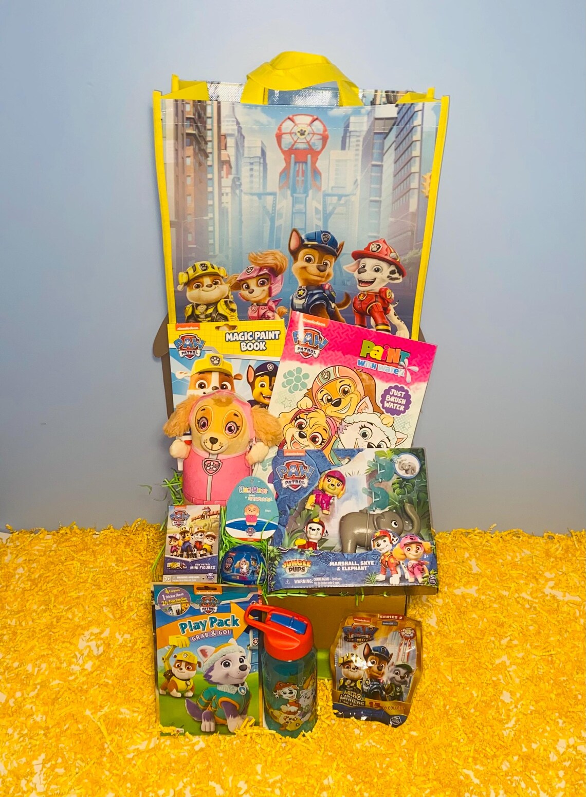 Paw Patrol Gift Box Toddler Girls Ages 3-6 With 9 Items" Free Wrapping ...