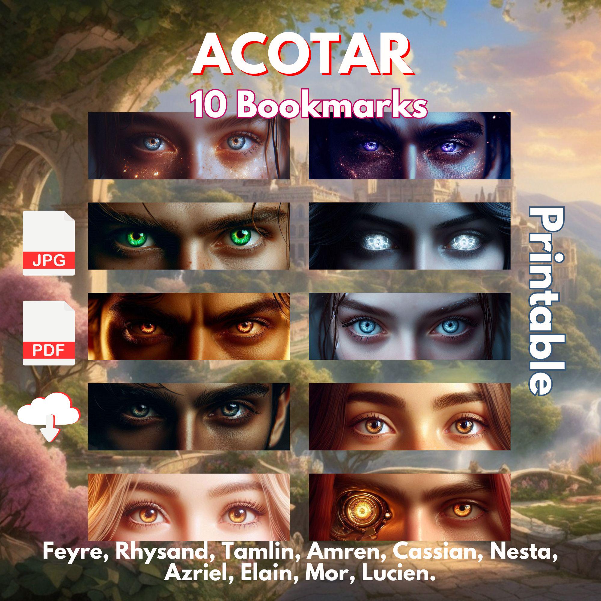 Acotar Printable Bookmarks, Acotar Gifts, Acotar Merch, Acotar ...