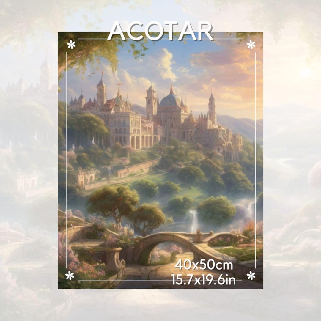 Spring Court/ Spring Court ACOTAR Print/ Spring Court Wall Art Sarah J ...