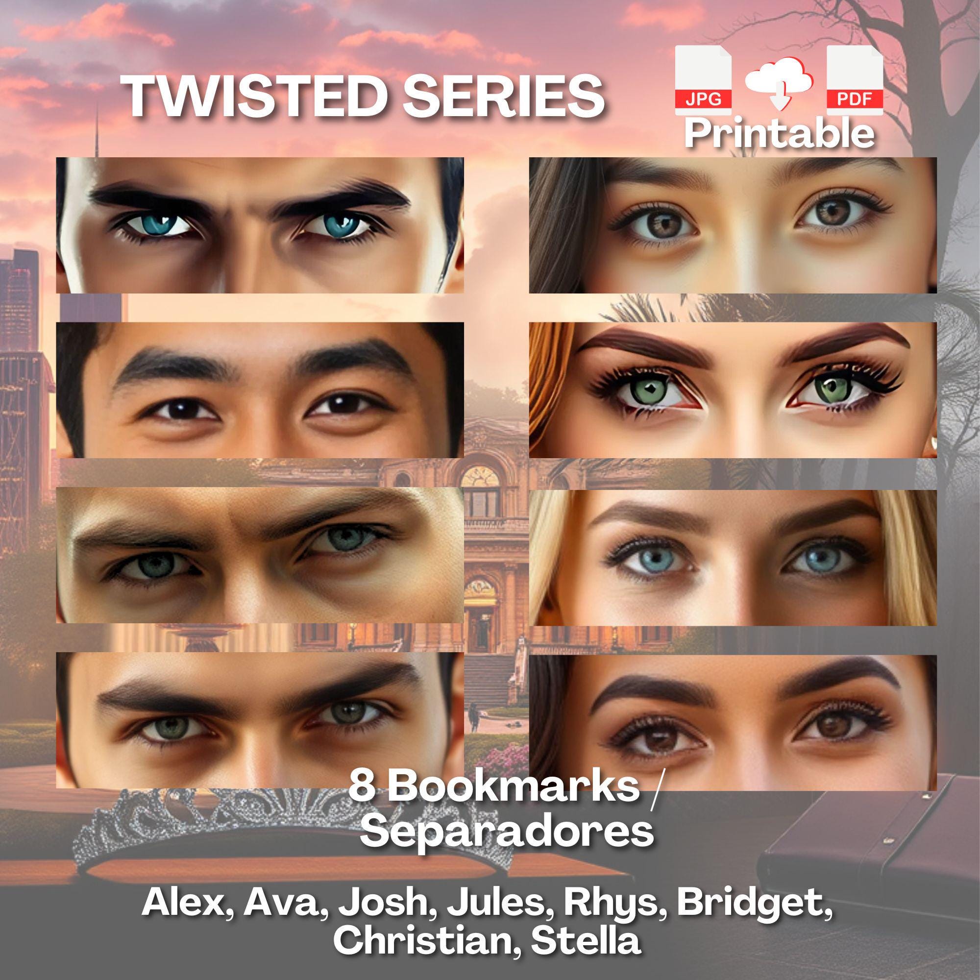 Marcadores imprimibles de Twisted Series, Twisted Series Ana Huang ...