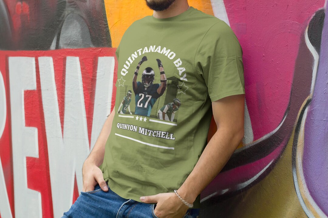 Quinyon Mitchell - Quintanamo Bay - Philadelphia Eagles Shirt - Quinyon ...