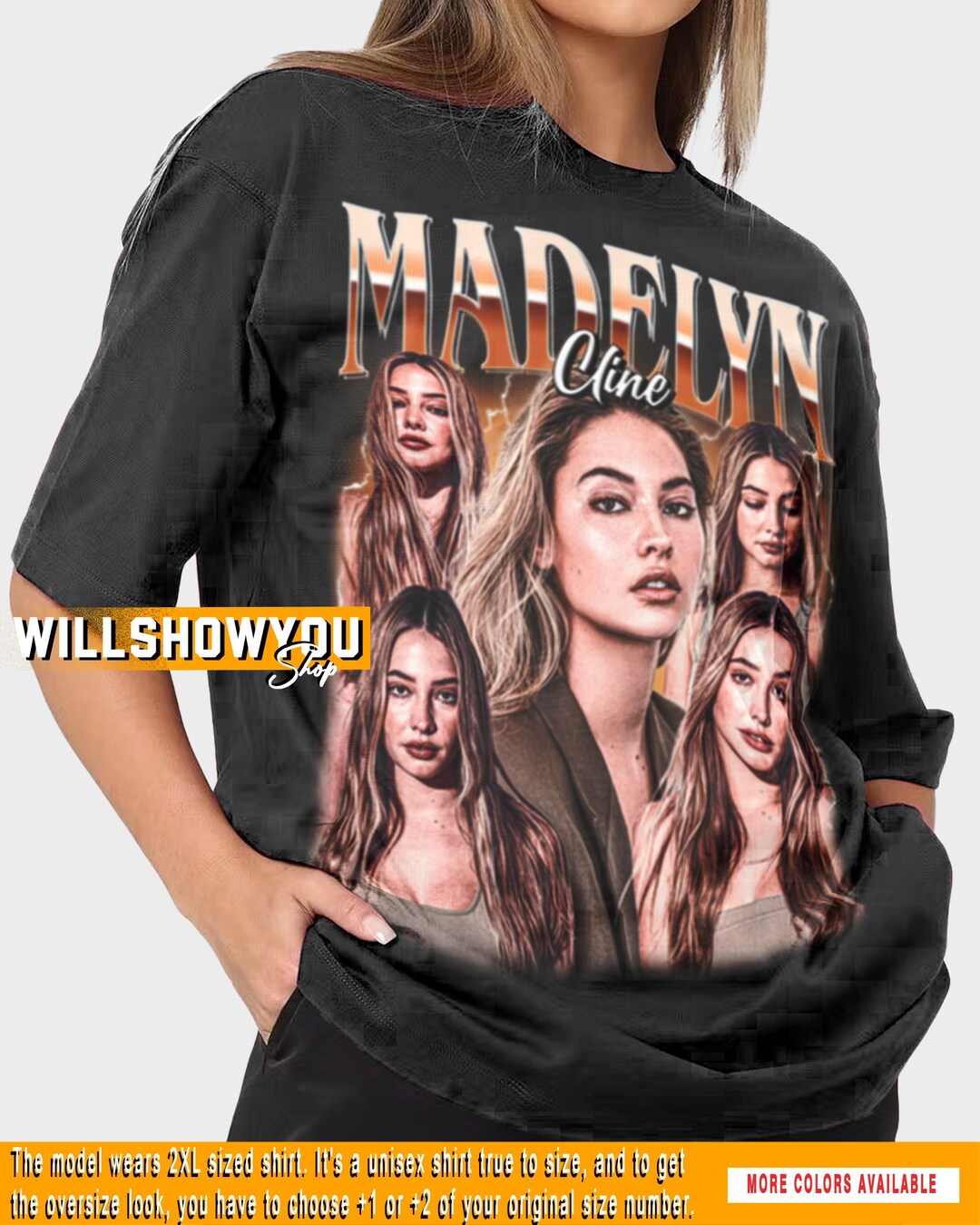 Limited Madelyn Cline Shirt Gift American Actress Graphic Tee Rap T ...