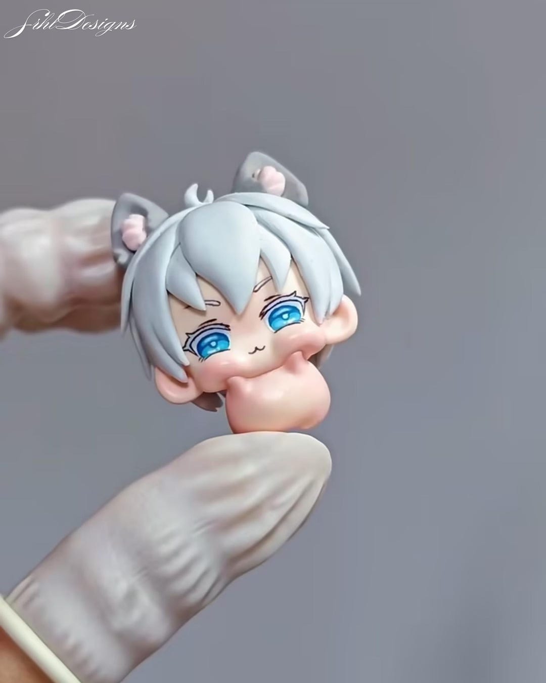 Anime Clay Figures, Game Clay Models, Cute Clay Models, Clay Dolls ...