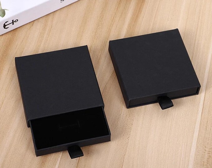 Printable Photo of Thick Kraft Paper Drawer Jewelry Set Packaging Box ...