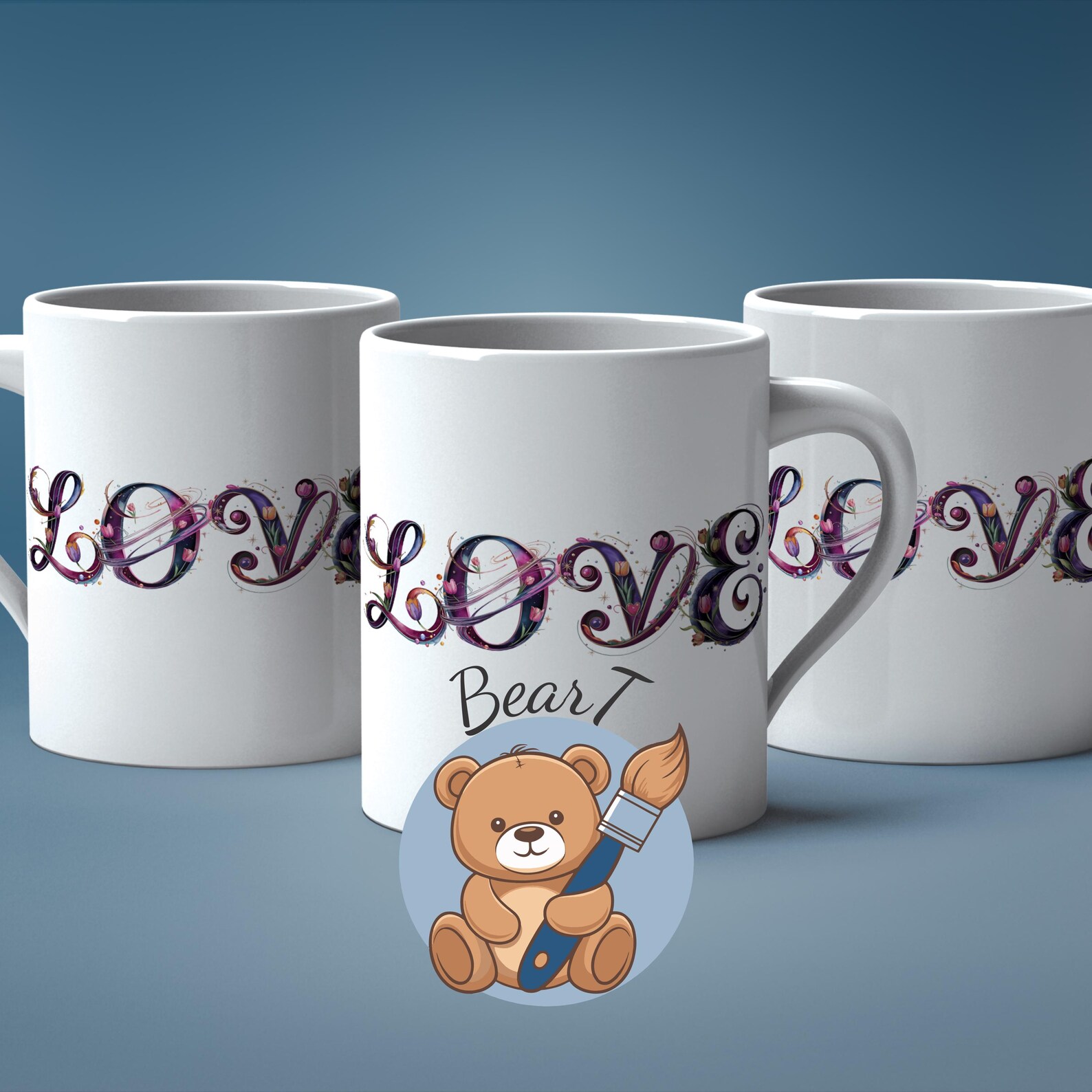 Floral Letters Clipart Bundle 26 English Alphabet Clipart Pastel Floral ...