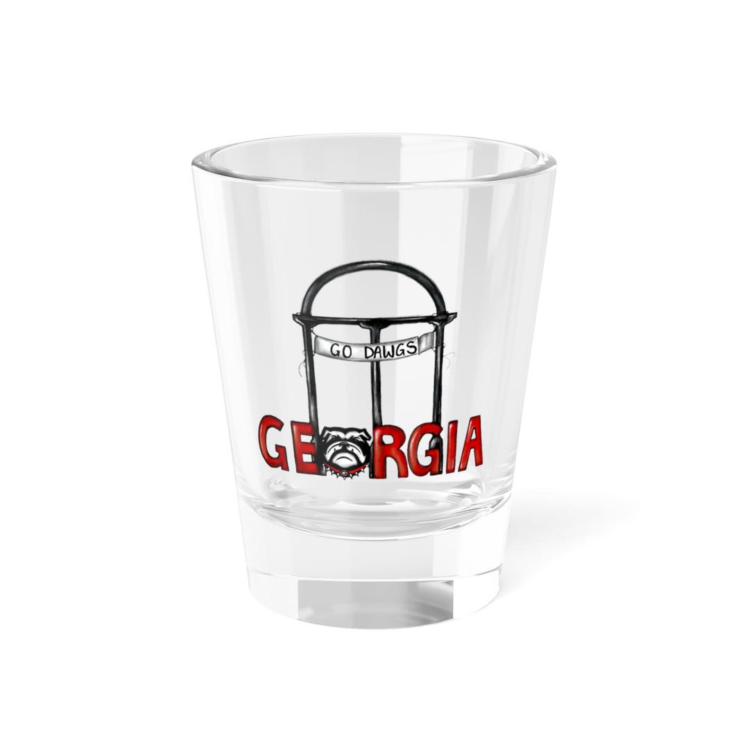 UGA Shot Glass, Officially Licensed University of Georgia 1.5oz ...