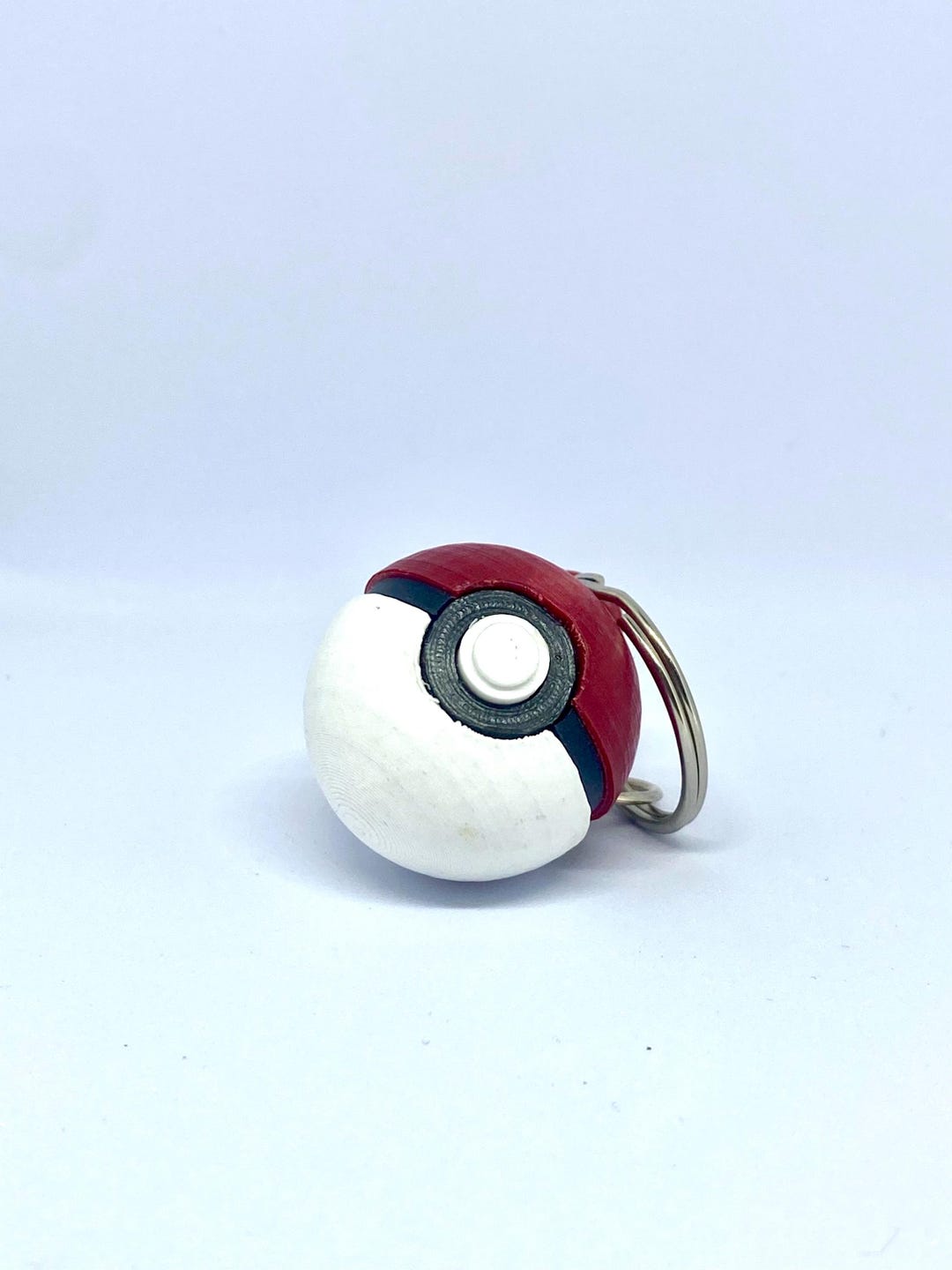 3D Printed Pokeball Keyring - Etsy