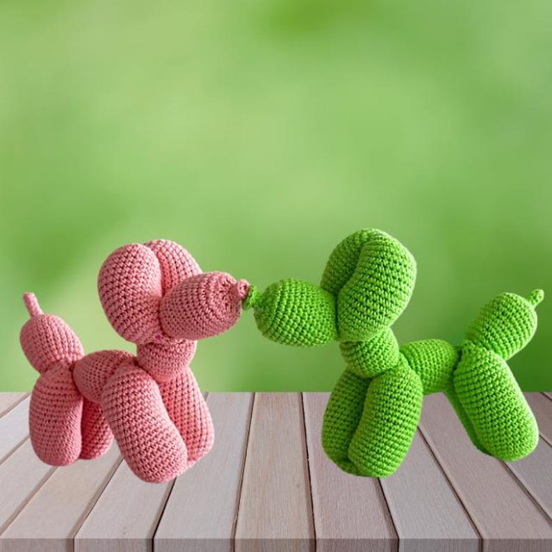 Crochet Balloon Dog Amigurumi Pattern (PDF) - Etsy