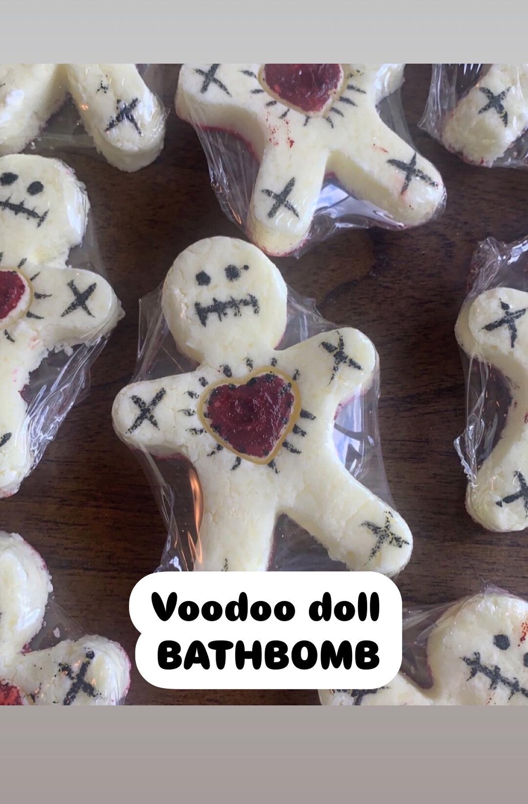Voodoo Doll BATHBOMB, Bath Bombs for Kids, Shower Favors, Horror, Vegan ...