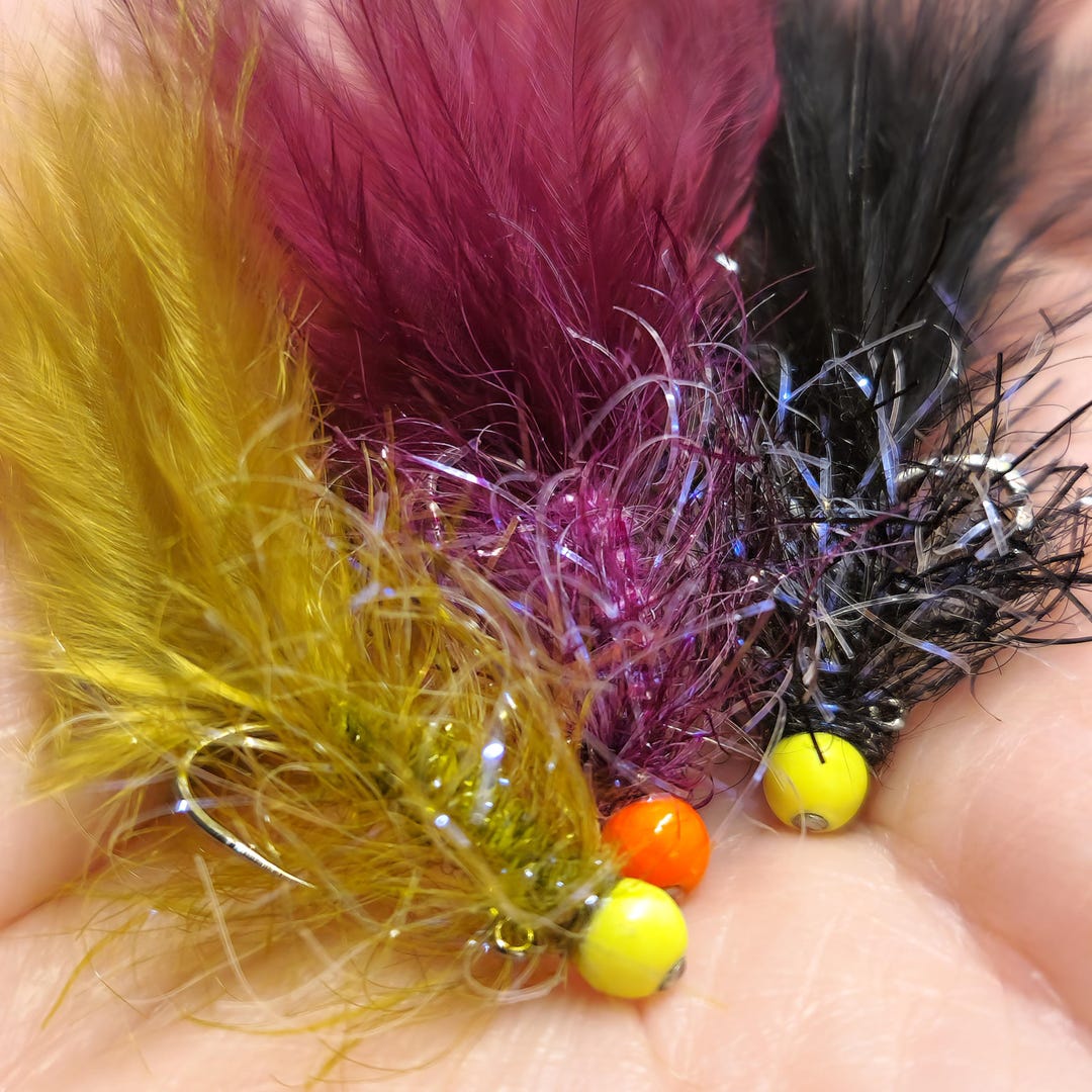 UV Balanced Leech (several Colours) (x3) - Fly Fishing Flies - Jig ...