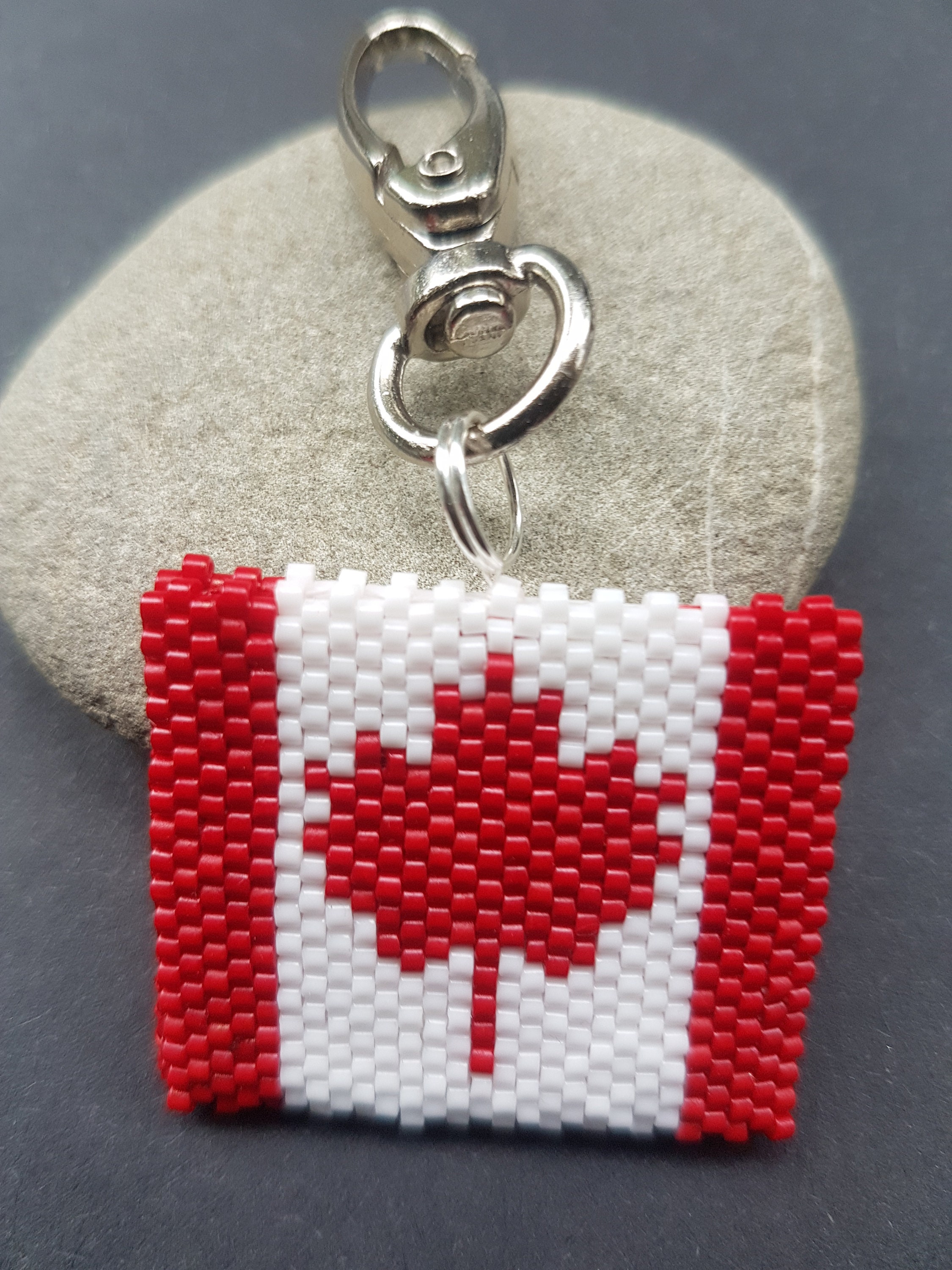 Beaded Key Fob, Alphabet Key Fob, Flag Key Fob, Football Fan Fob ...